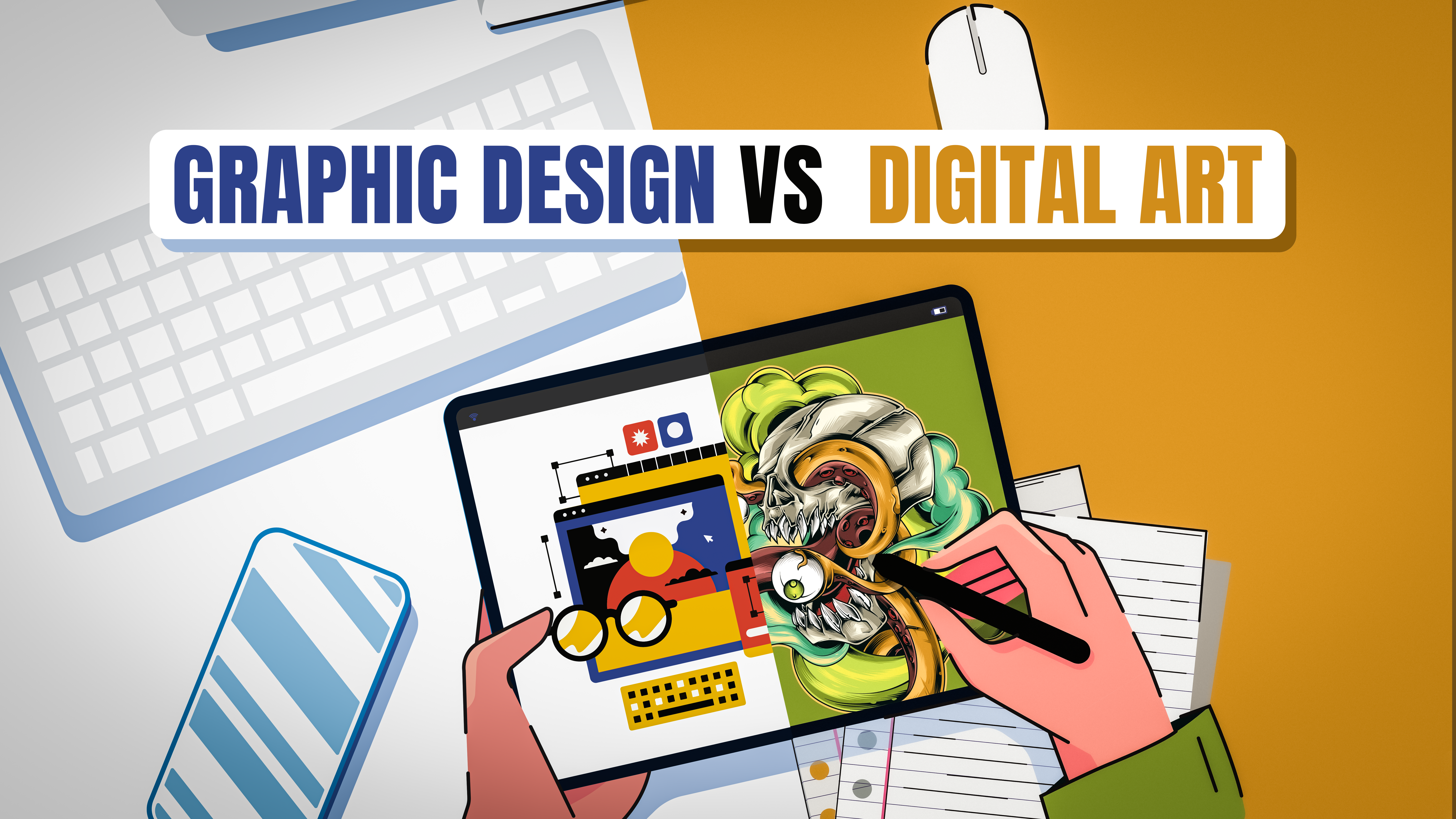 Graphic Design vs. Digital Art: What's the Difference?